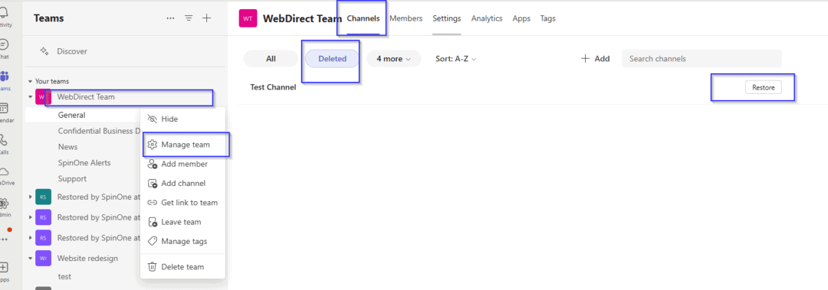 How to Recover Deleted Messages from Microsoft Teams | Spin.AI